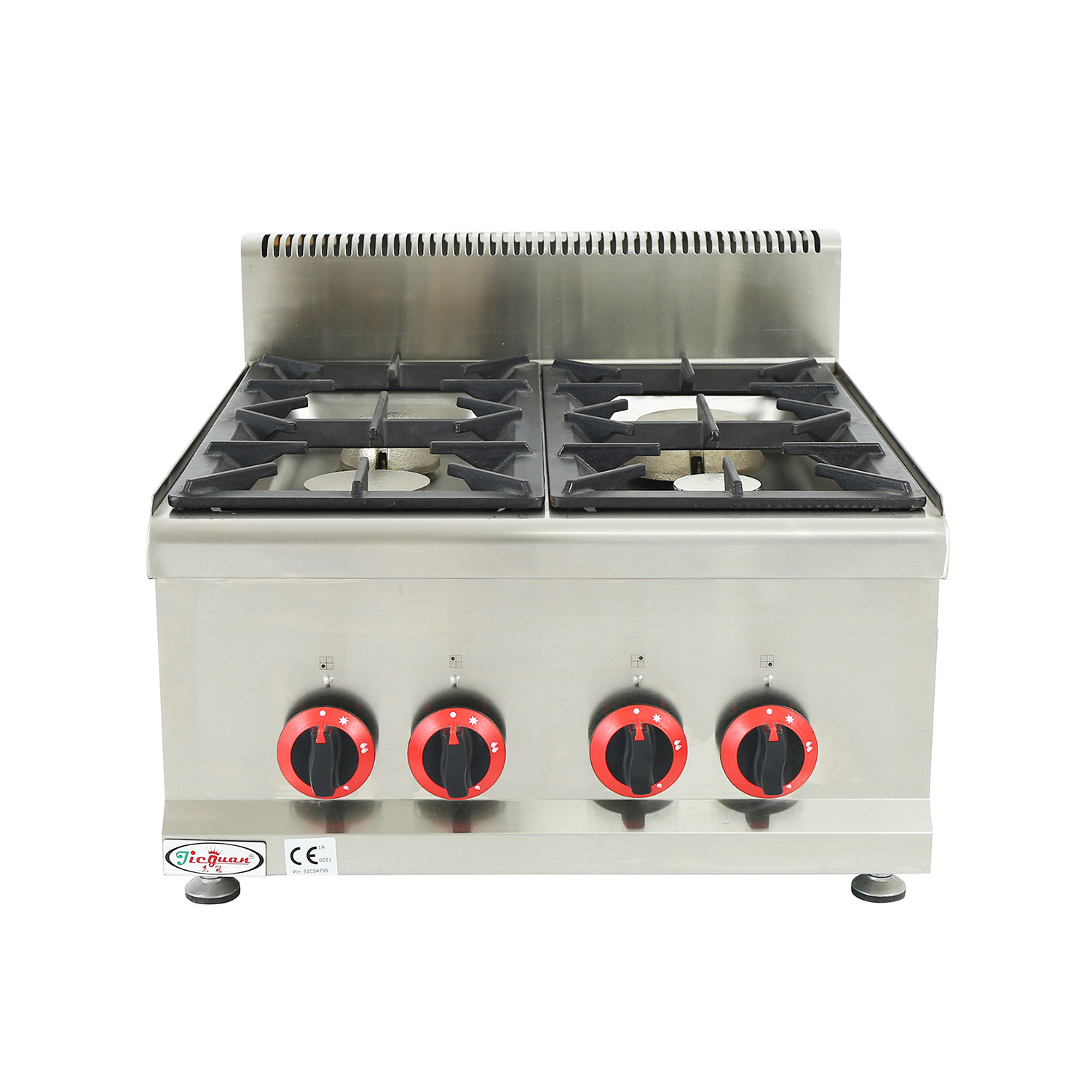 couter top gas stove with 4 burner